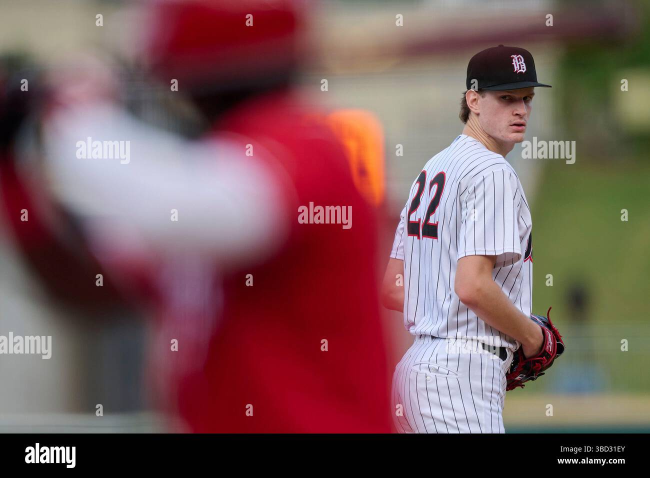 Birmingham Barons pitcher Noah Schultz (22) during an MiLB Southern ...