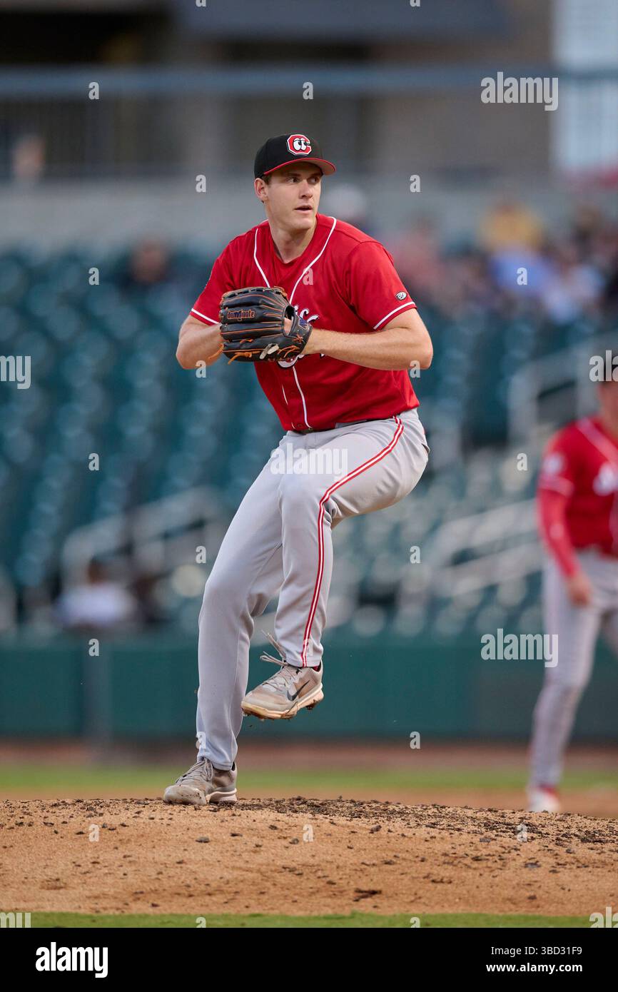 Chattanooga Lookouts pitcher Arij Fransen (44) during an MiLB Southern ...