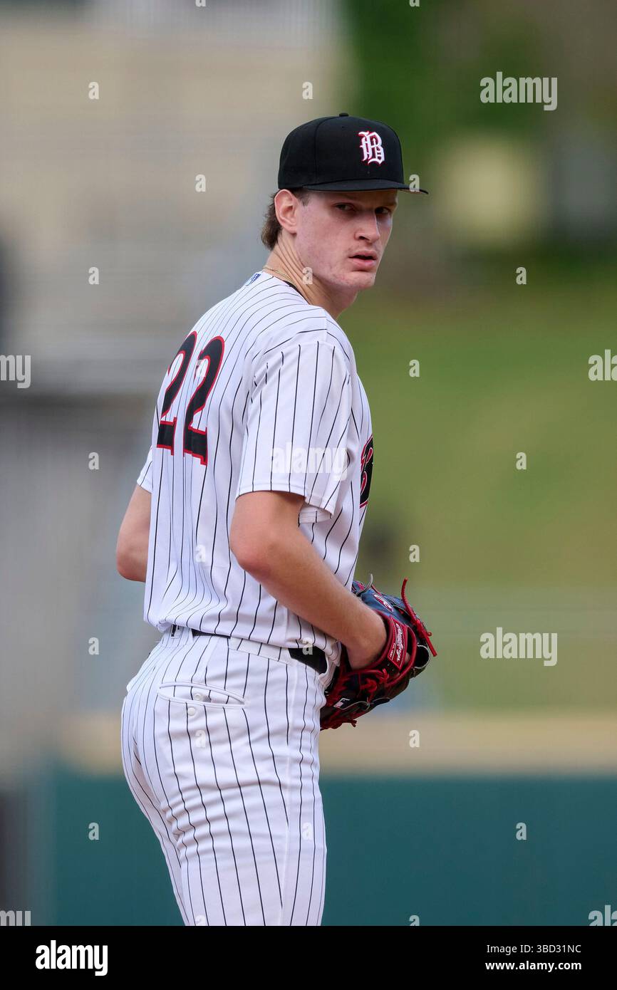 Birmingham Barons pitcher Noah Schultz (22) during an MiLB Southern ...
