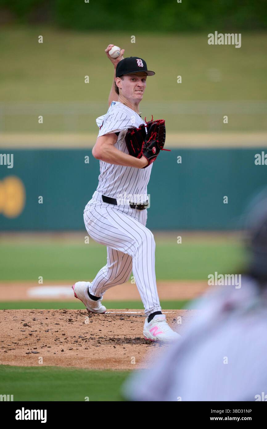 Birmingham Barons pitcher Noah Schultz (22) during an MiLB Southern ...