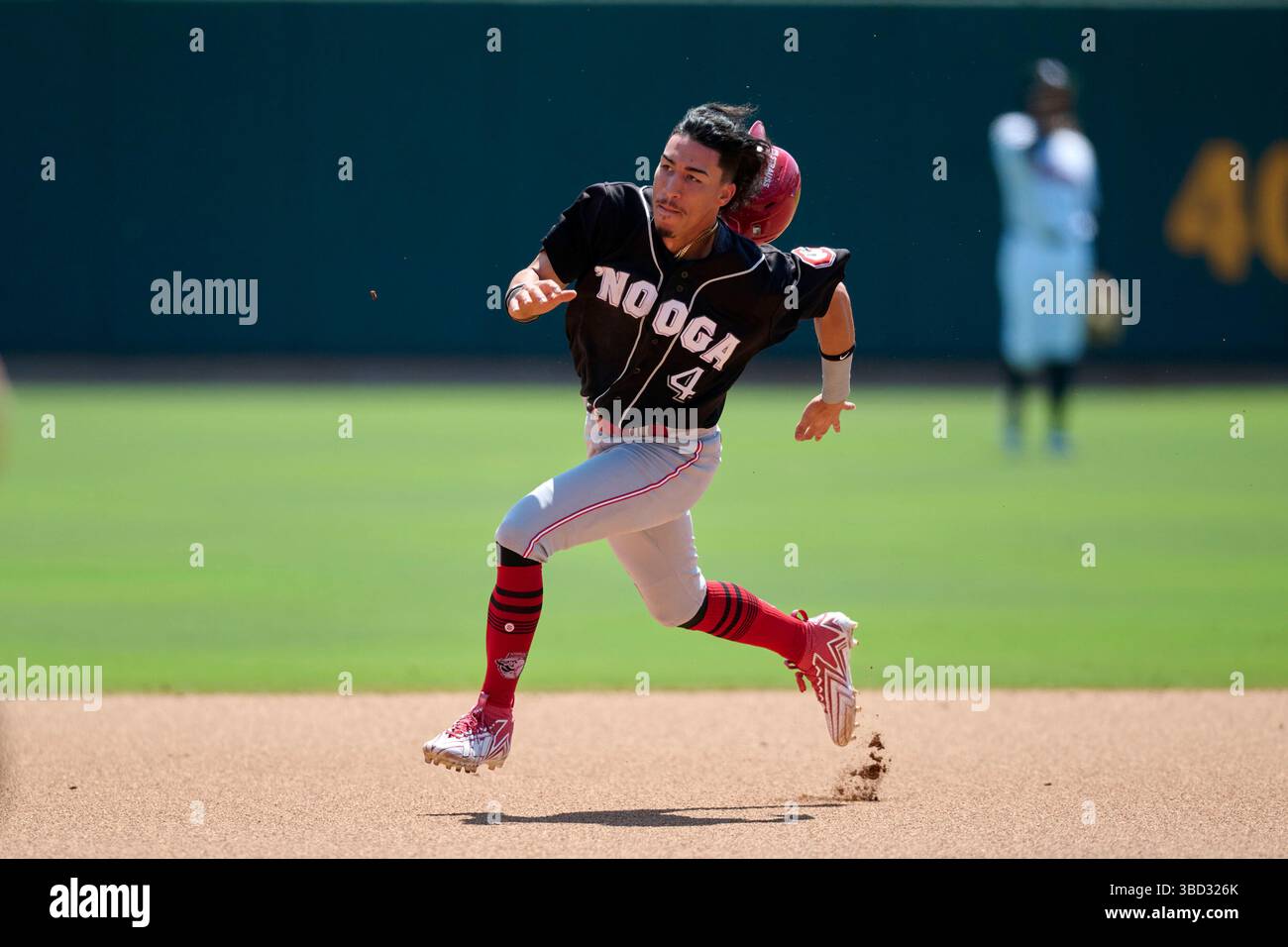 Chattanooga Lookouts Edwin Arroyo (4) running the bases during an MiLB ...