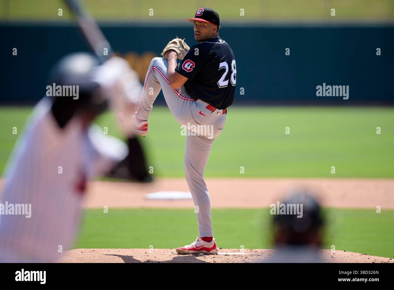 Chattanooga Lookouts pitcher Chase Burns (28) during an MiLB Southern ...