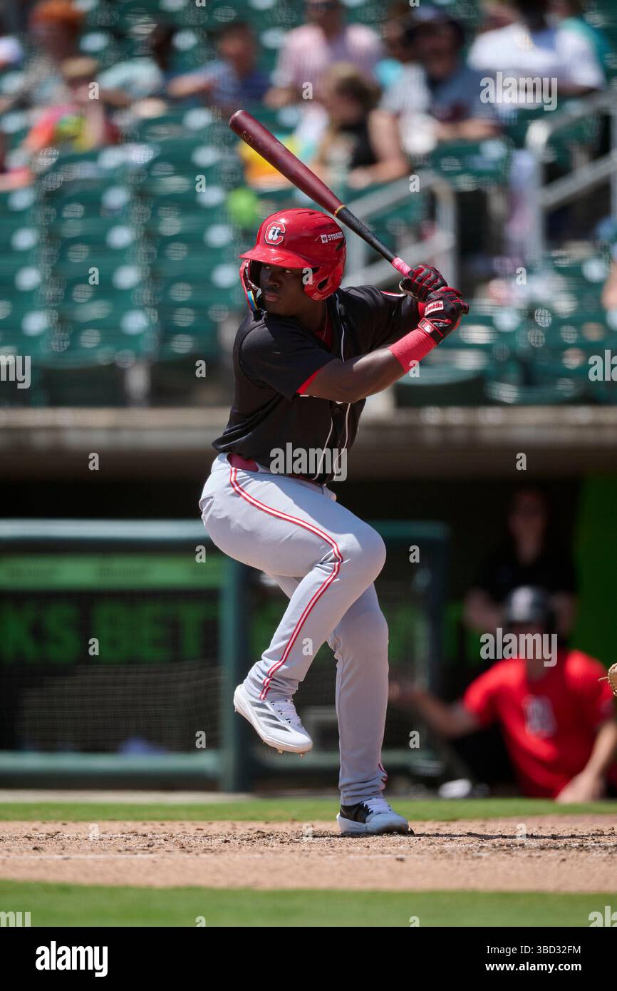 Chattanooga Lookouts Hector Rodríguez (11) bats during an MiLB Southern ...