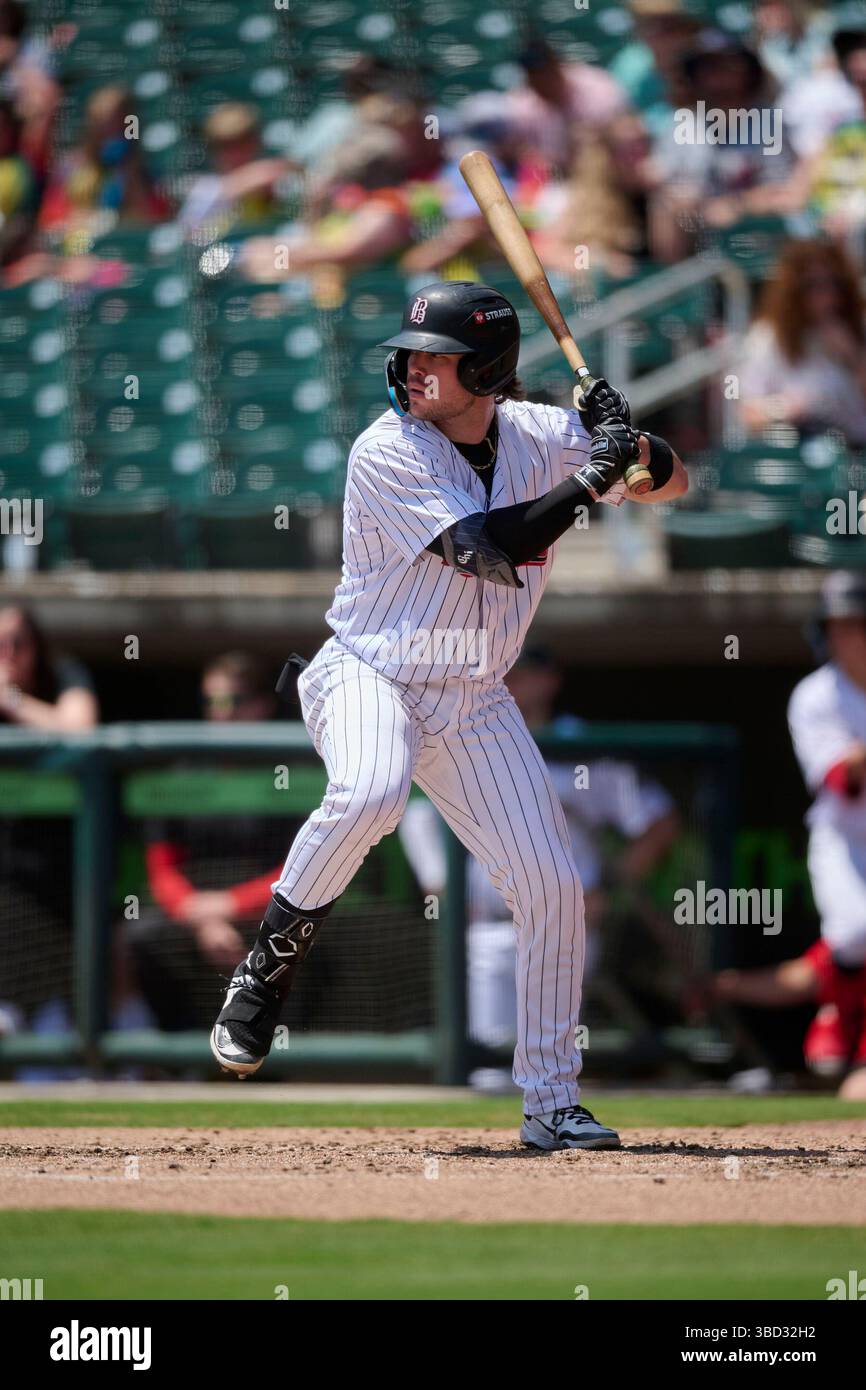 Birmingham Barons Michael Turner (10) bats during an MiLB Southern ...