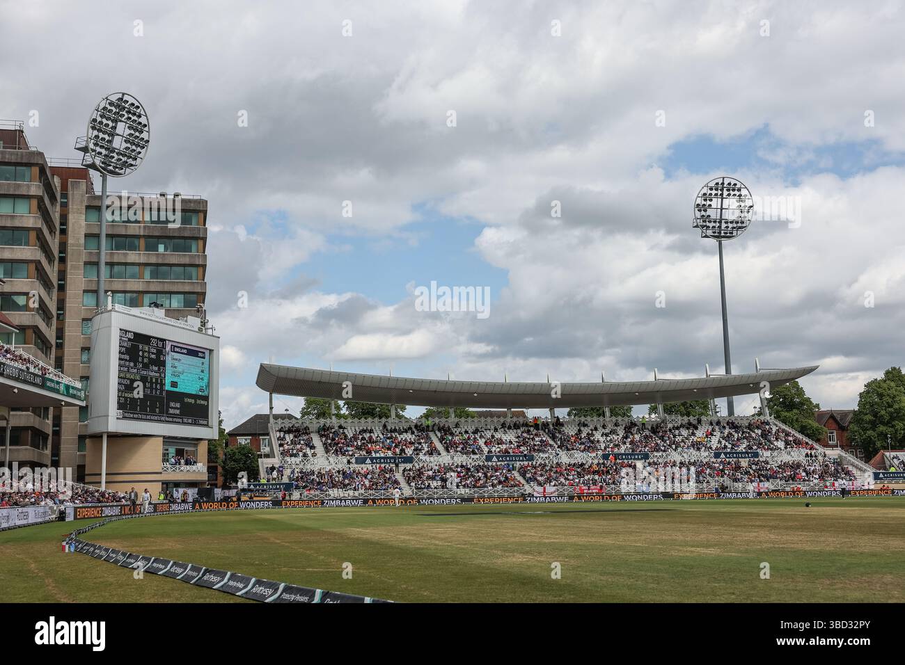Spectators in the stands during the Rothesay Test Match Day 1 England ...