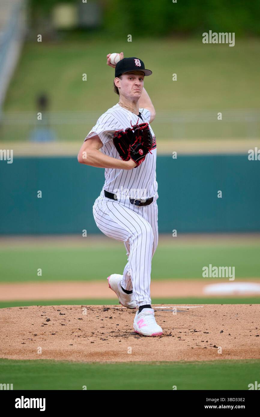 Birmingham Barons pitcher Noah Schultz (22) during an MiLB Southern ...