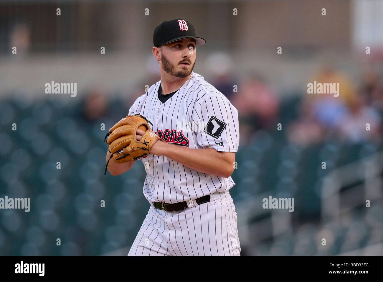 Birmingham Barons pitcher Dalton Roach (43) during an MiLB Southern ...