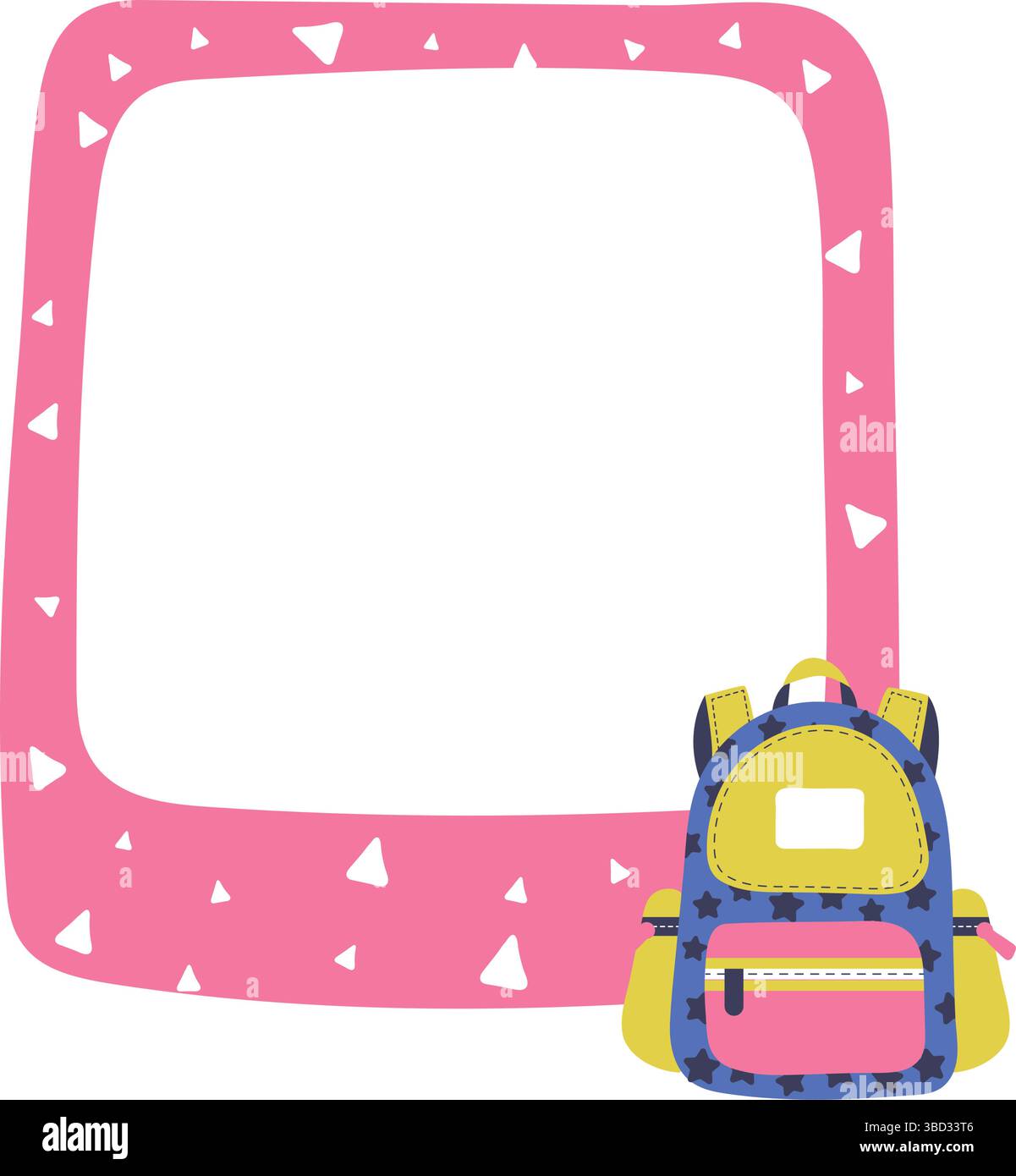 back to school vector frame Stock Vector Image & Art - Alamy