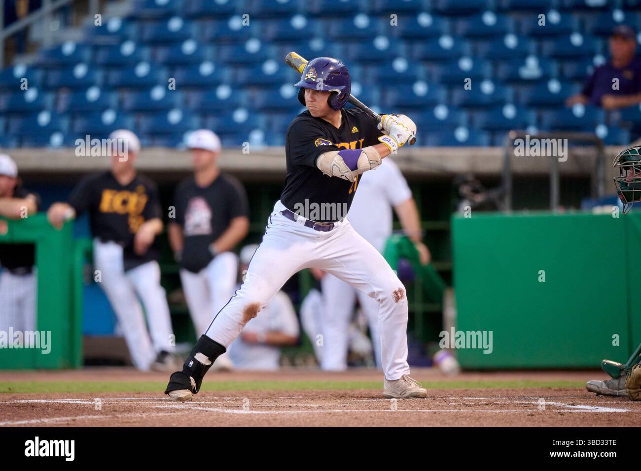 East Carolina Pirates Austin Irby (21) bats during an American Athletic ...
