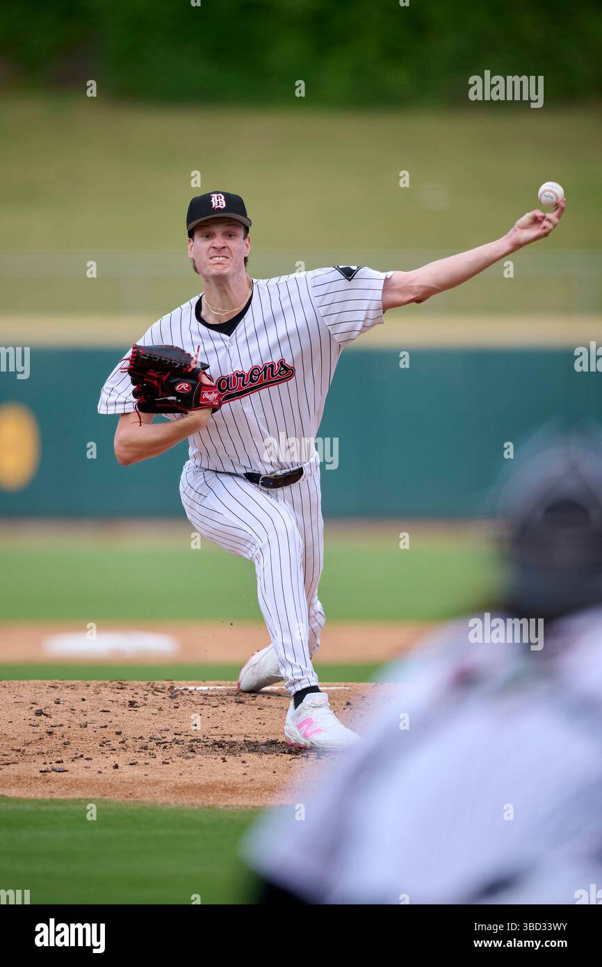 Birmingham Barons pitcher Noah Schultz (22) during an MiLB Southern ...