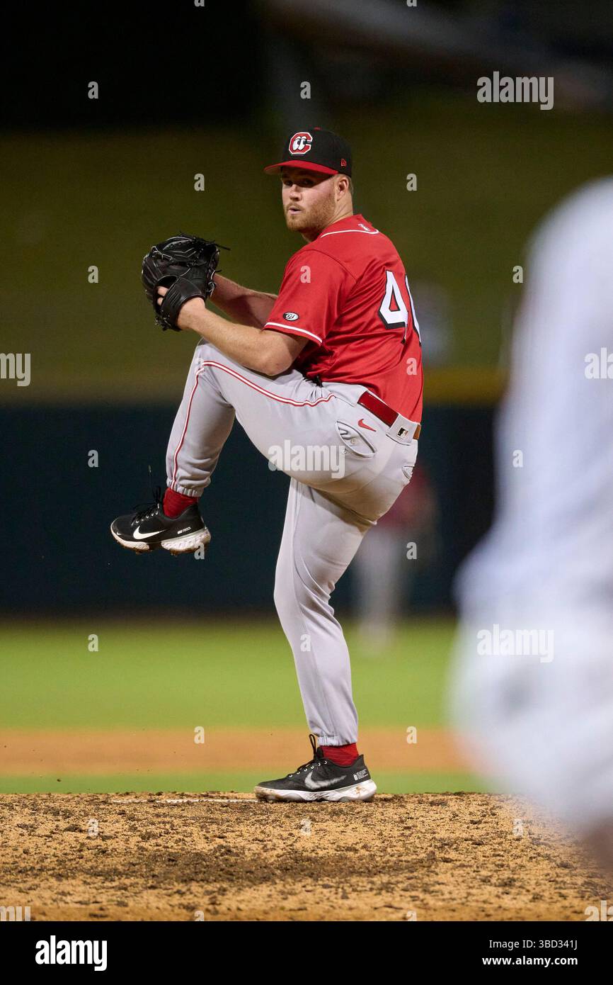 Chattanooga Lookouts pitcher Thomas Farr (46) during an MiLB Southern ...