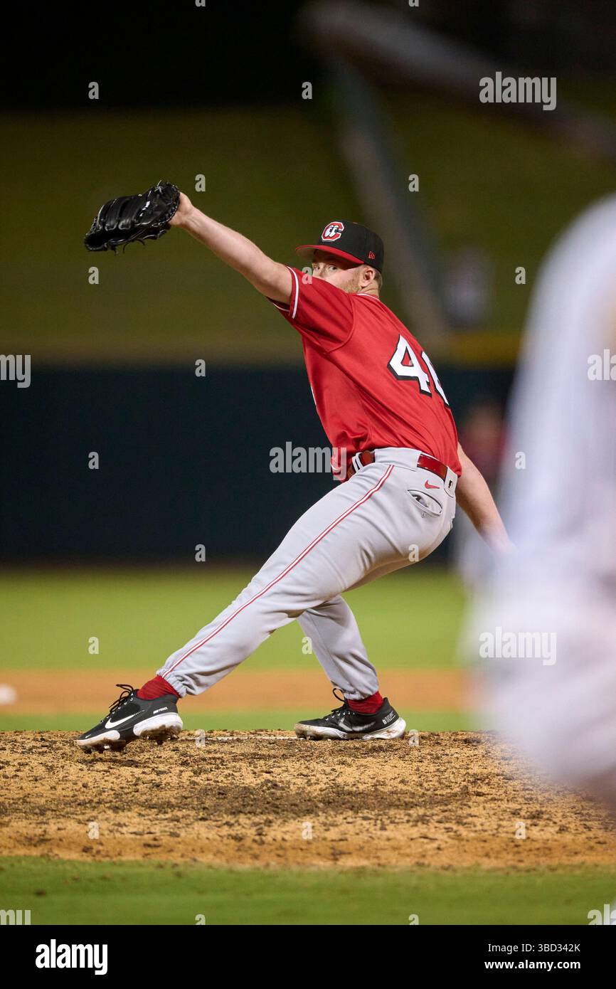 Chattanooga Lookouts pitcher Thomas Farr (46) during an MiLB Southern ...