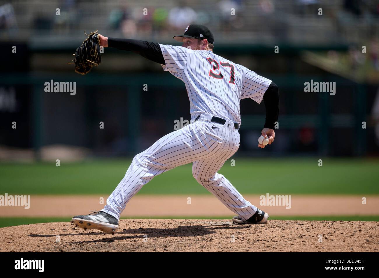 Birmingham Barons pitcher Tyler Davis (37) during an MiLB Southern ...