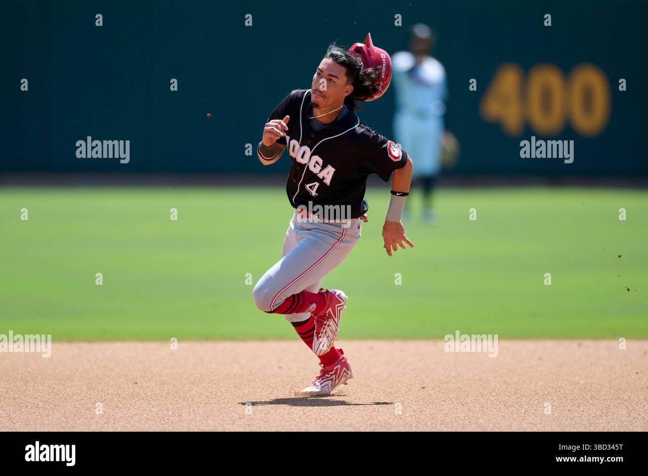 Chattanooga Lookouts Edwin Arroyo (4) running the bases during an MiLB ...