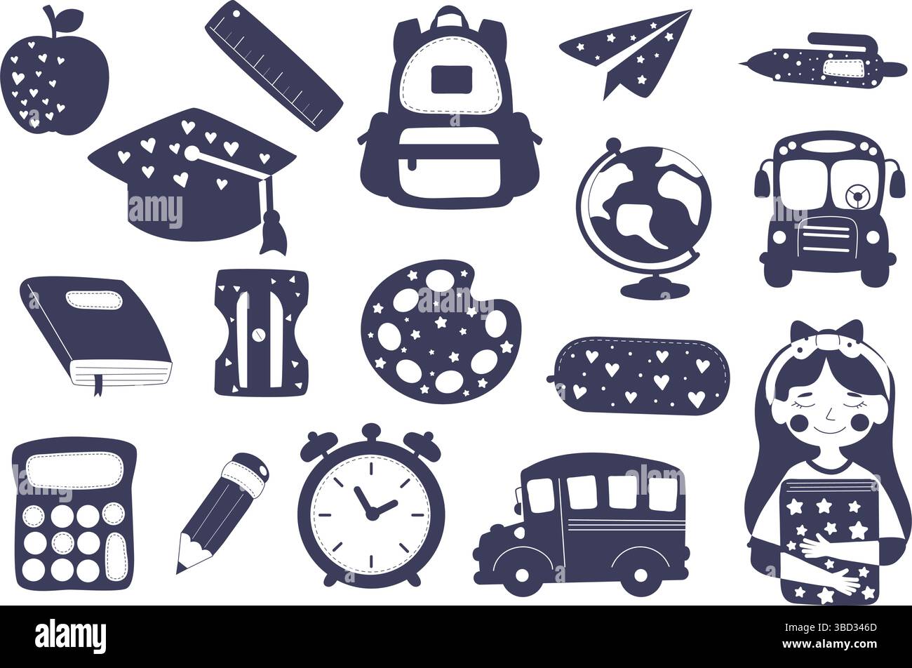 Woman black backpack on Stock Vector Images - Alamy