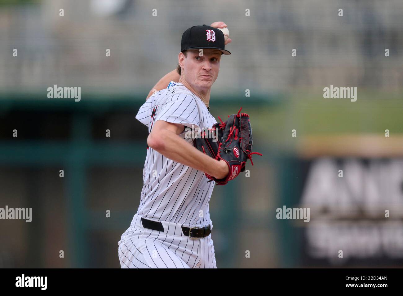 Birmingham Barons pitcher Noah Schultz (22) during an MiLB Southern ...