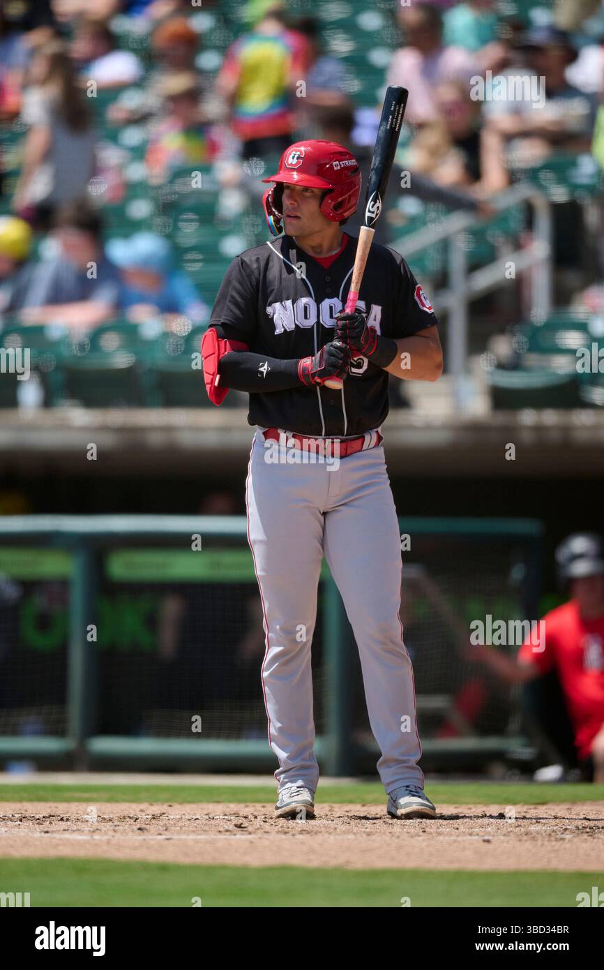 Chattanooga Lookouts Cade Hunter (5) bats during an MiLB Southern ...