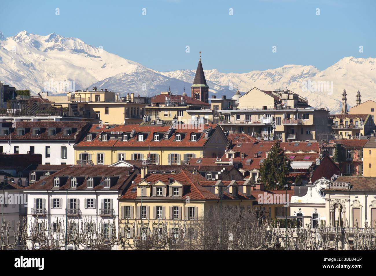 Turin is a city circled by the snow-capped Alps that provide a backdrop ...