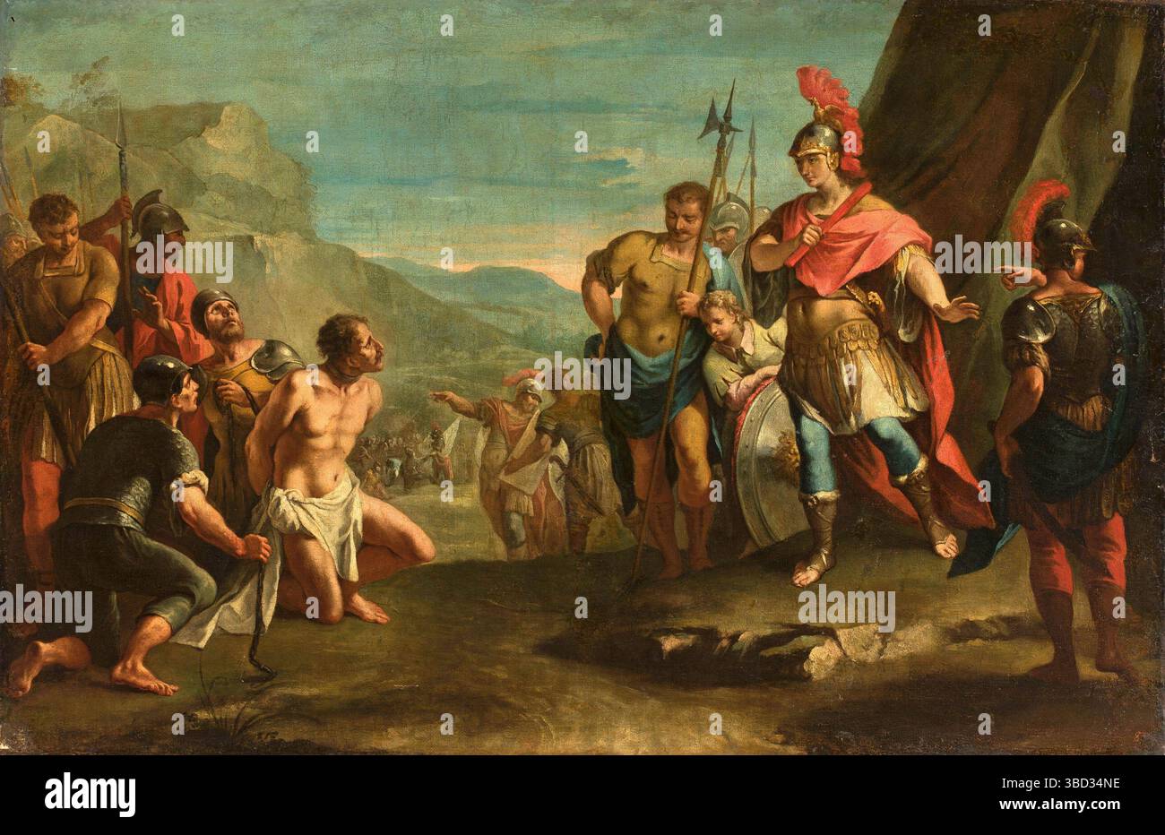 The Battle of the Hydaspes also known as Battle of Jhelum, or First ...