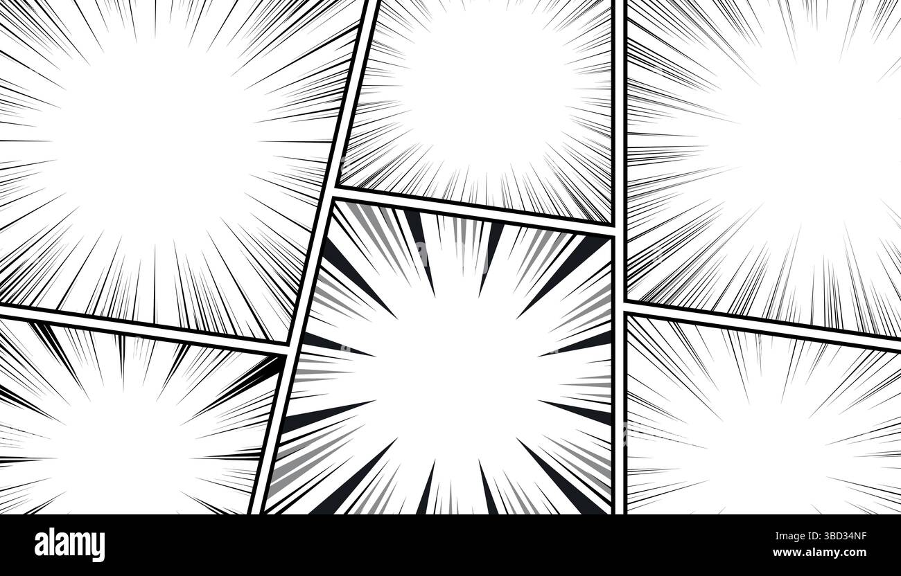 Manga comic scene page background template Stock Vector Image & Art - Alamy
