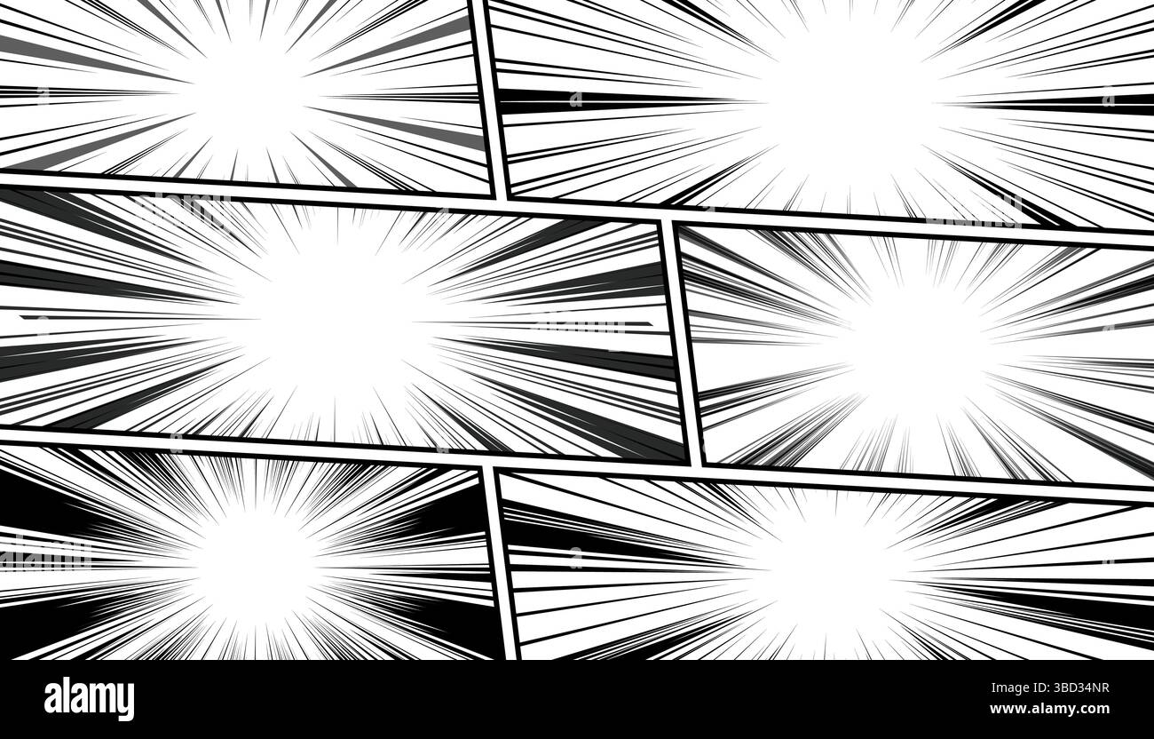 Manga comic scene page background template Stock Vector Image & Art - Alamy