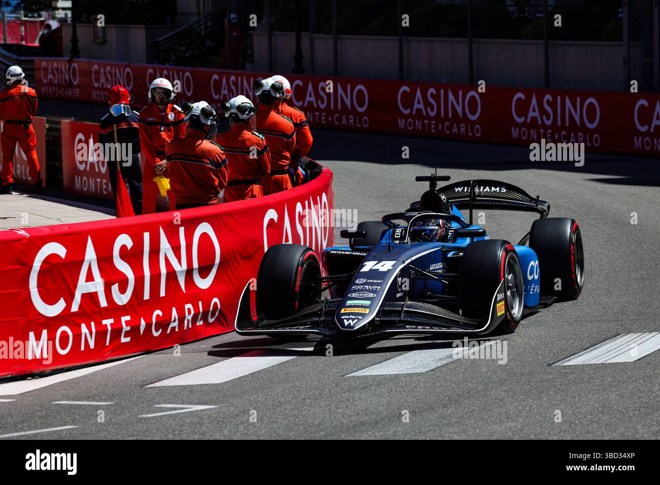 14 MARTINS Victor (fra), ART Grand Prix, Dallara F2 2024, action during ...