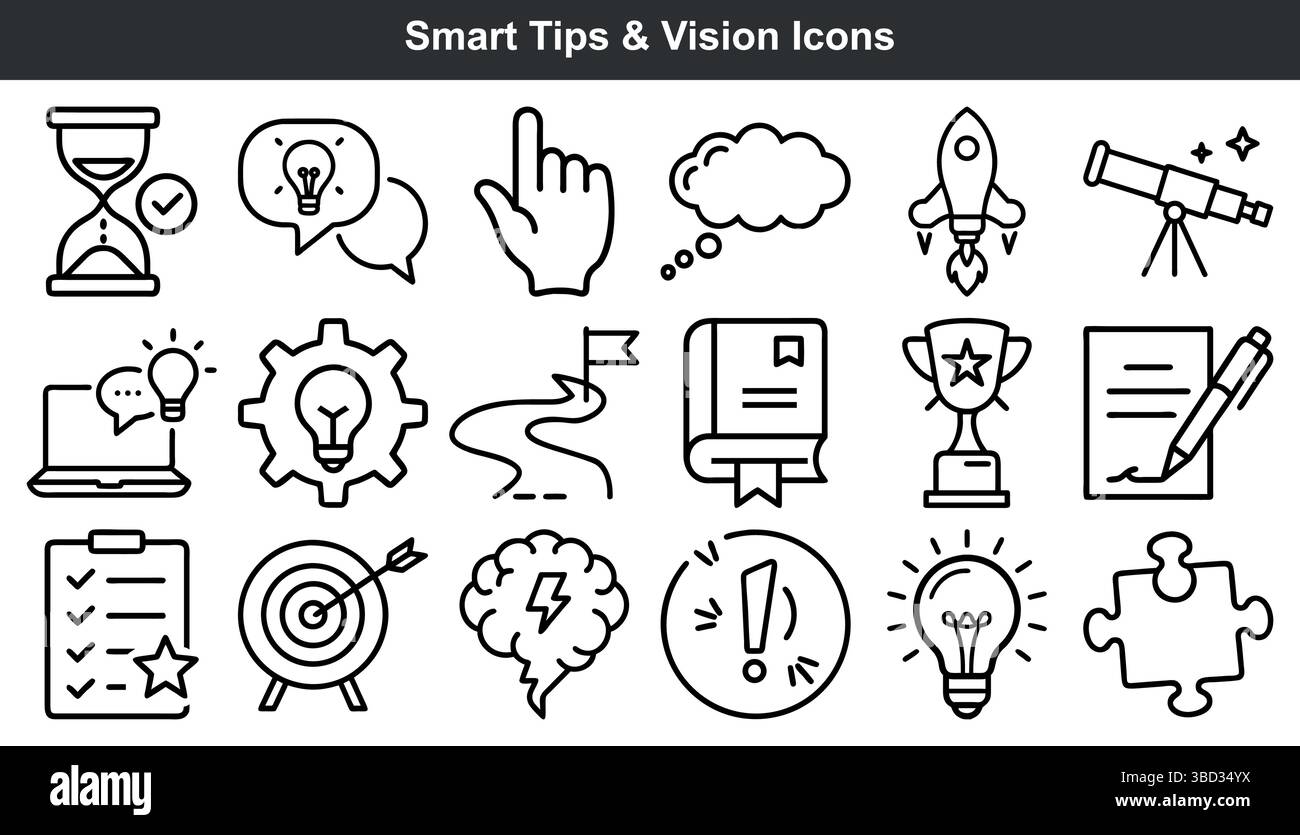 Growth vision planning Stock Vector Images - Alamy