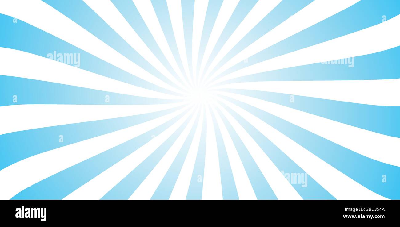 Blue Sunburst Background Stock Vector Image & Art - Alamy