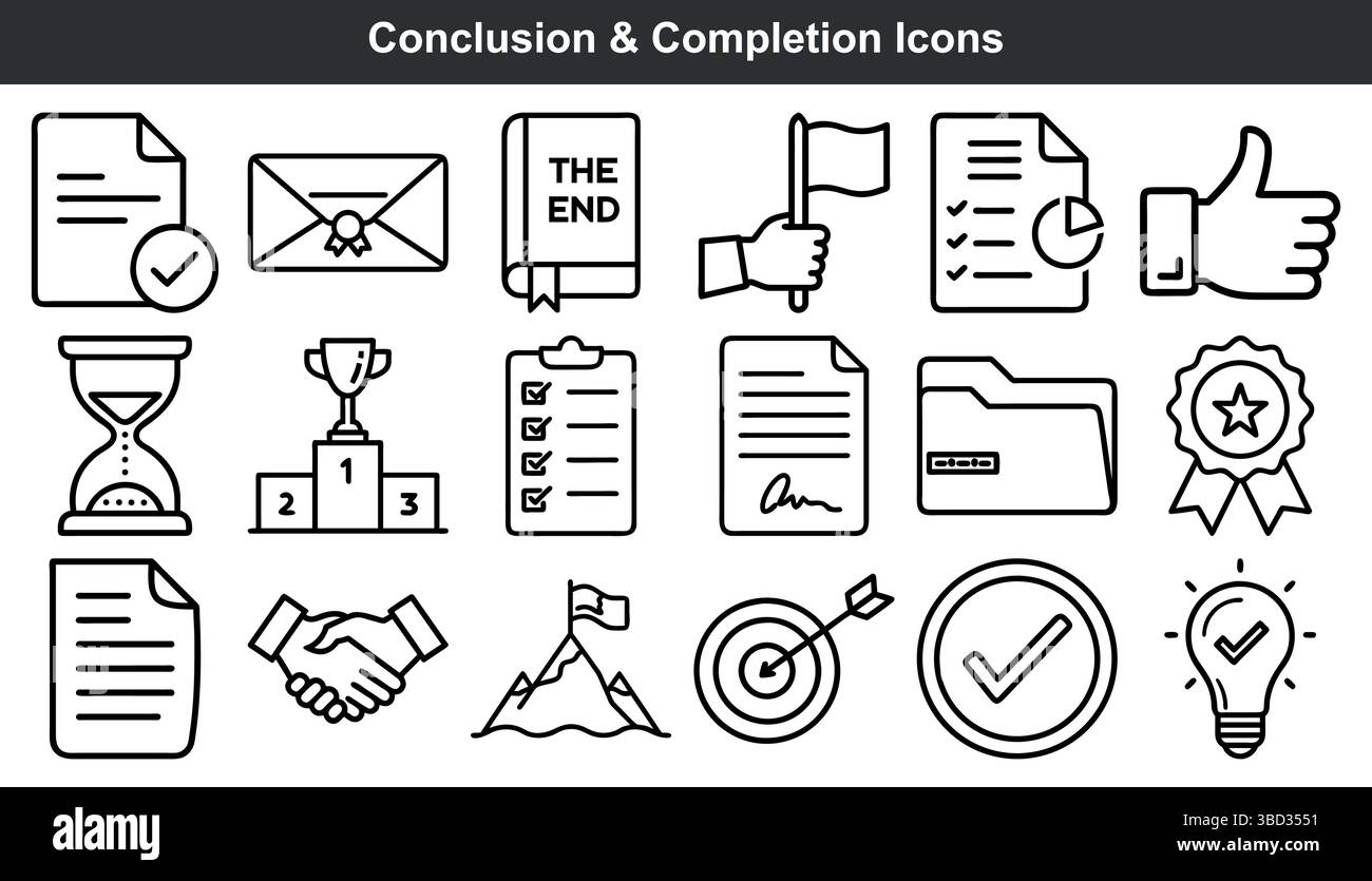 Final conclusion Stock Vector Images - Alamy