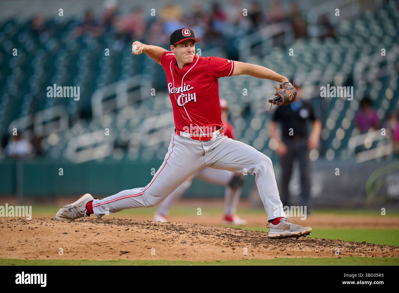 Chattanooga Lookouts pitcher Arij Fransen (44) during an MiLB Southern ...