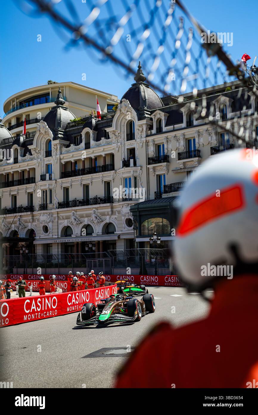 20 DURKSEN Joshua (par), AIX Racing, Dallara F2 2024, action during the ...