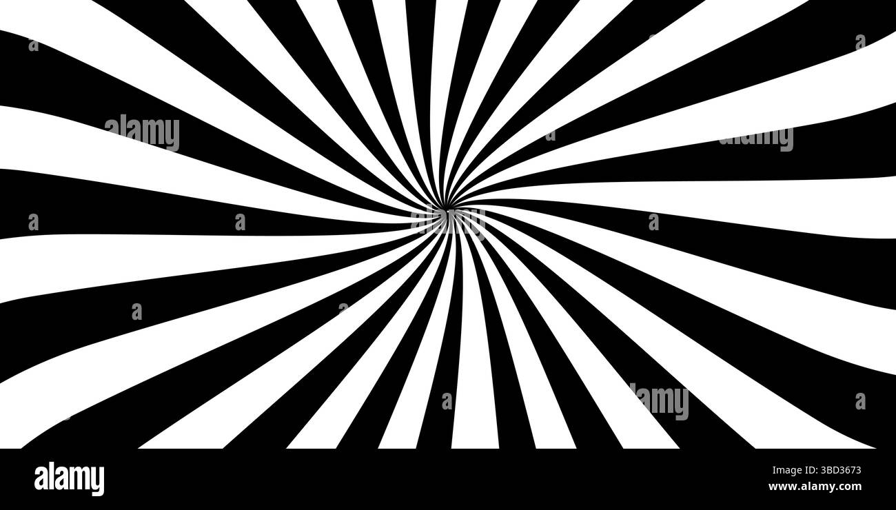 Black and White Radial Pattern - Graphic Design Vector Stock Vector ...