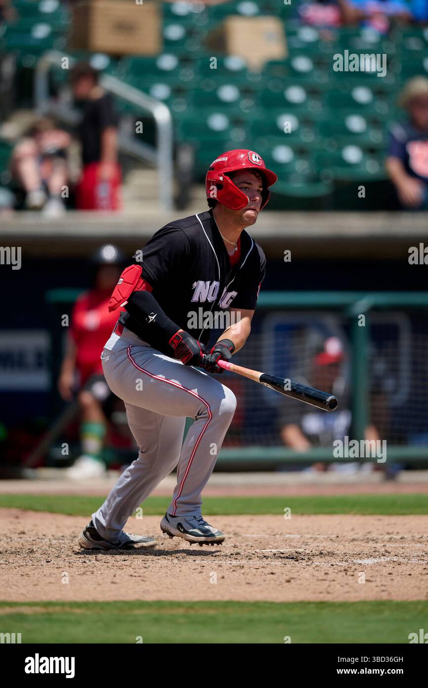 Chattanooga Lookouts Cade Hunter (5) bats during an MiLB Southern ...
