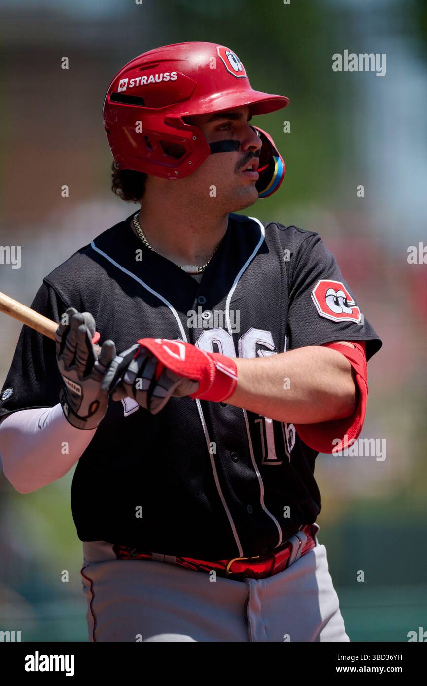 Chattanooga Lookouts Sal Stewart (16) bats during an MiLB Southern ...