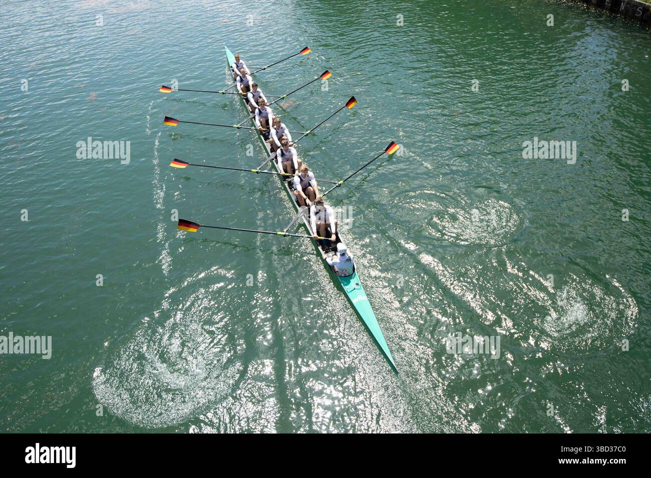 The Germany eight with stroke Theis HAGEMEISTER, Olaf ROGGENSACK ...