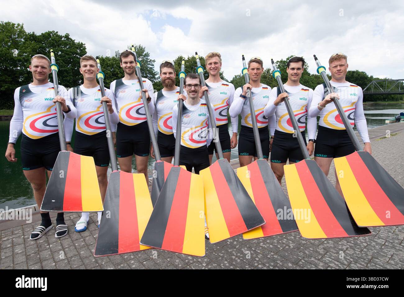 The Germany eight with stroke Theis HAGEMEISTER, Olaf ROGGENSACK ...