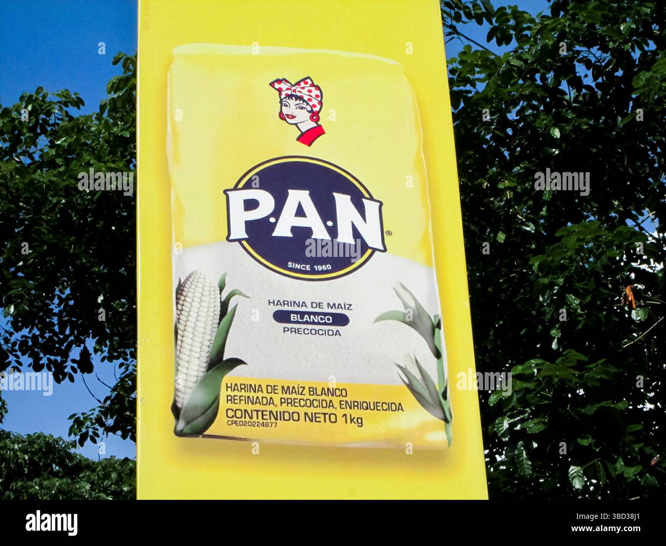 Harina P.A.N. is a Venezuelan brand of precooked corn flour, primarily ...