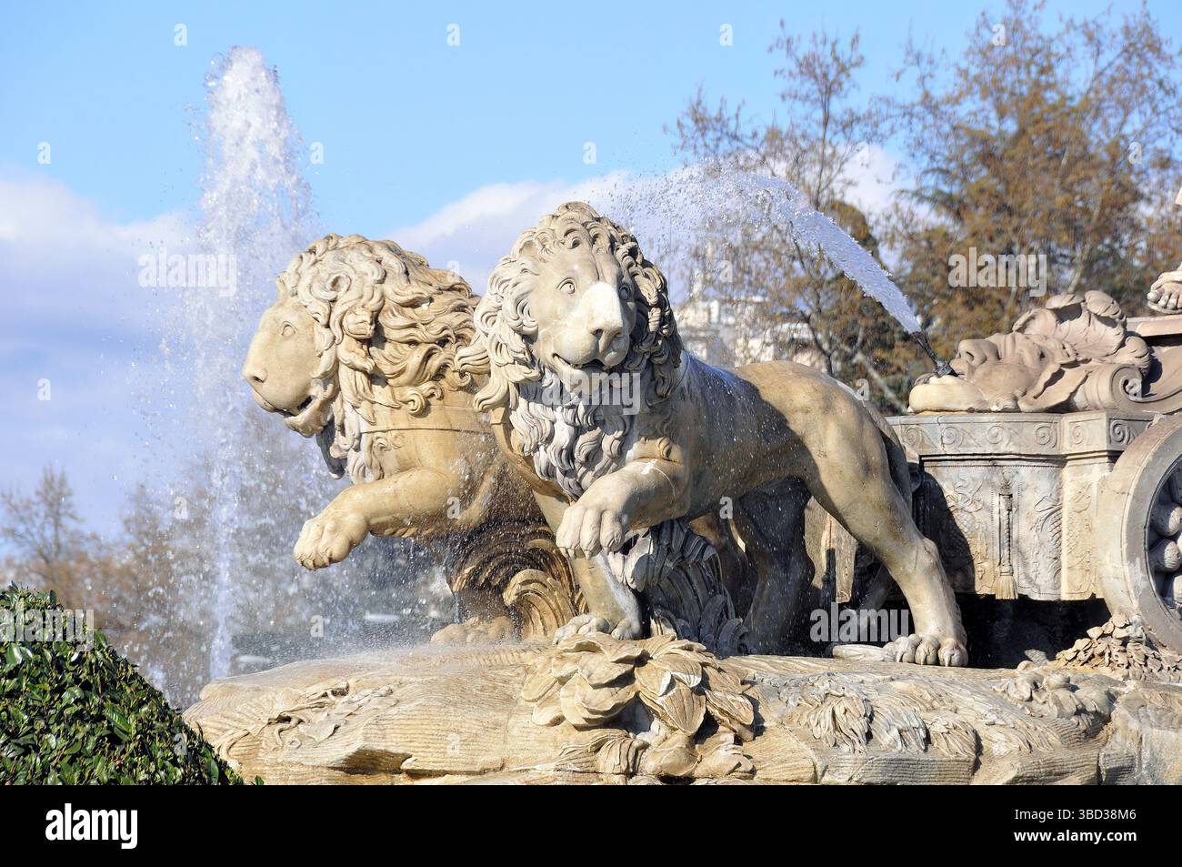 Fuente de Cibeles, Fountain of Cibeles, Madrid, Spain, Europe Stock ...