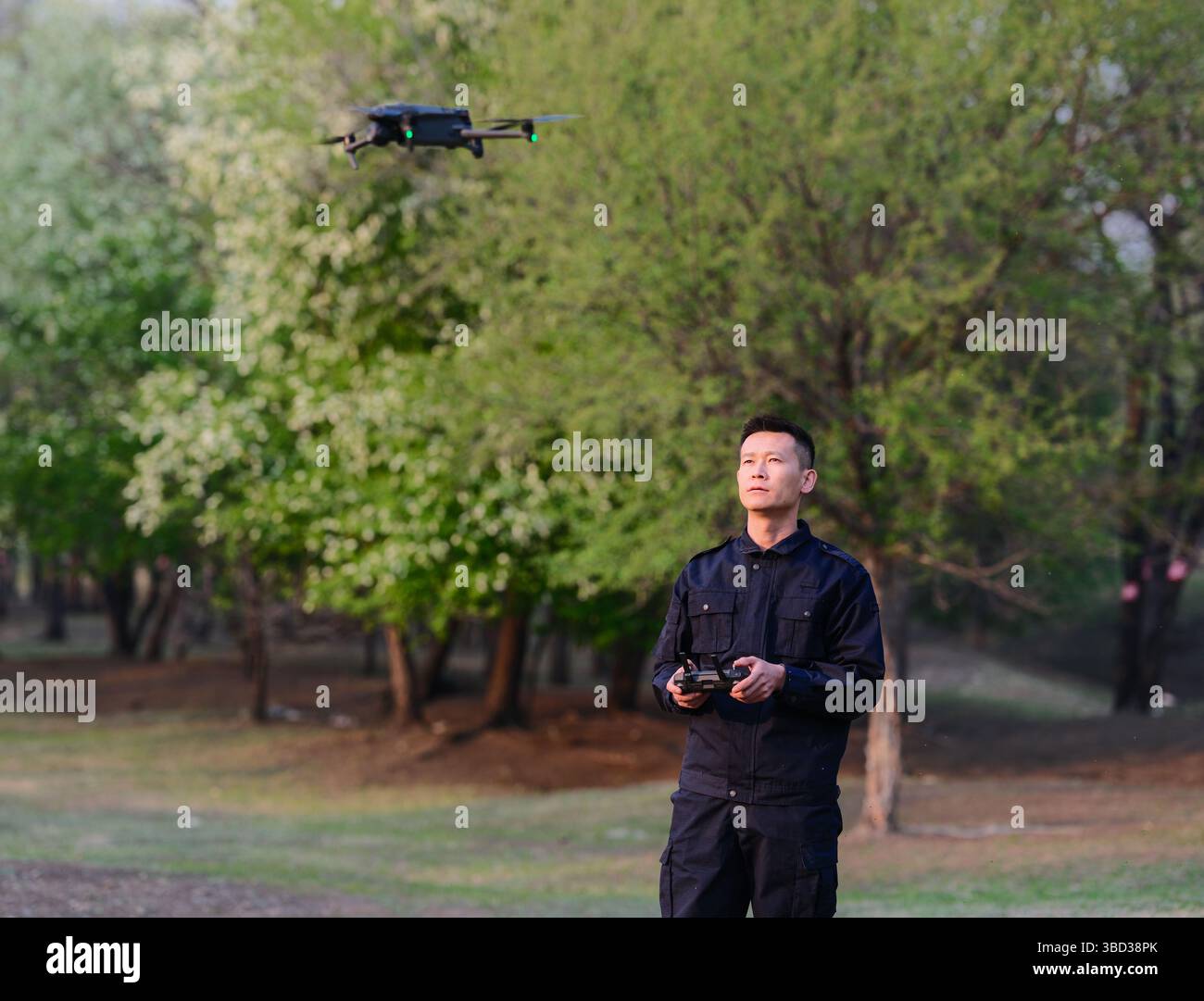 (250522) -- HULUNBUIR, May 22, 2025 (Xinhua) -- Forest ranger Liu Batu ...