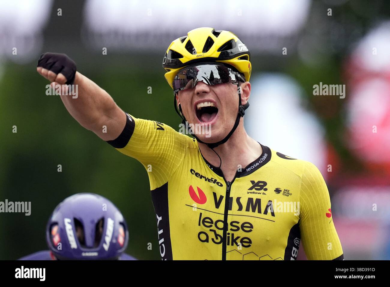 Kooij Olav of Team Visma | Lease A Bike winner of the stage at the sprint during the stage 12 of ...