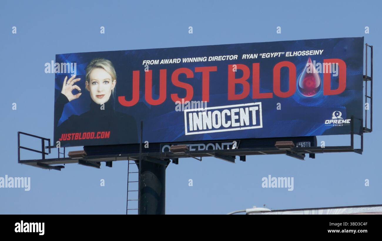 Los Angeles, California, USA 20th May 2025 Just Blood Elisabeth Holmes ...
