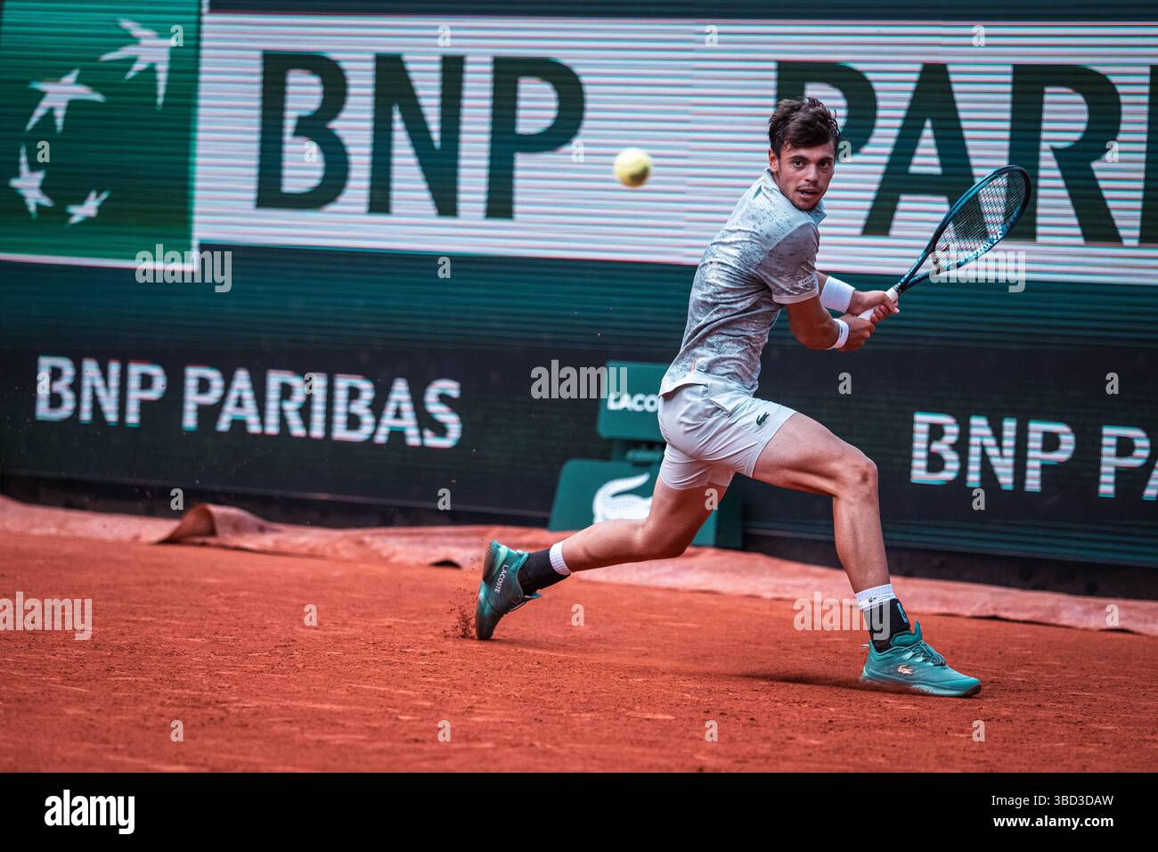 Arthur GEA of France during the qualifying of the Roland-Garros 2025 ...