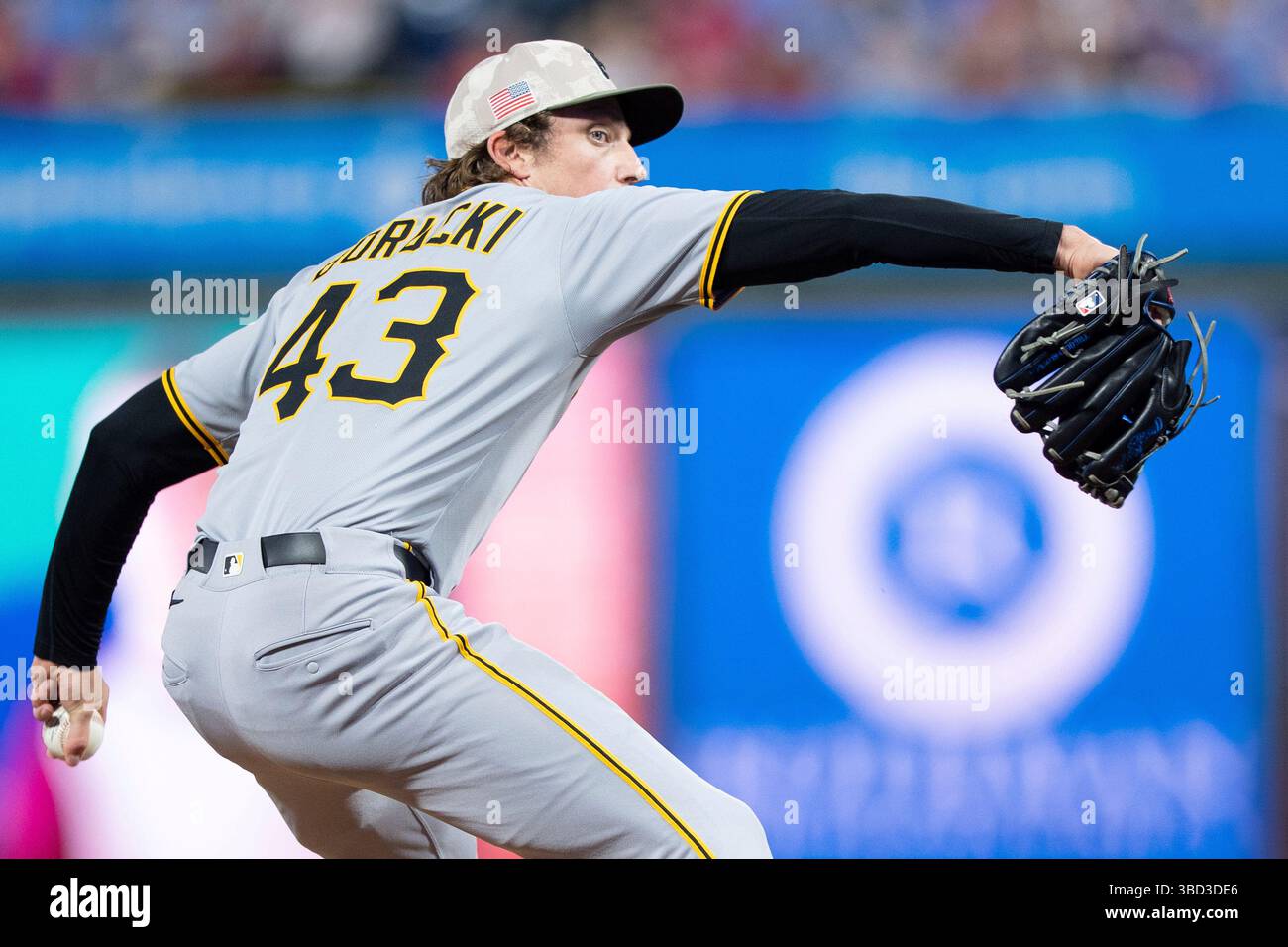 Pittsburgh Pirates relief pitcher Ryan Borucki in action during a ...