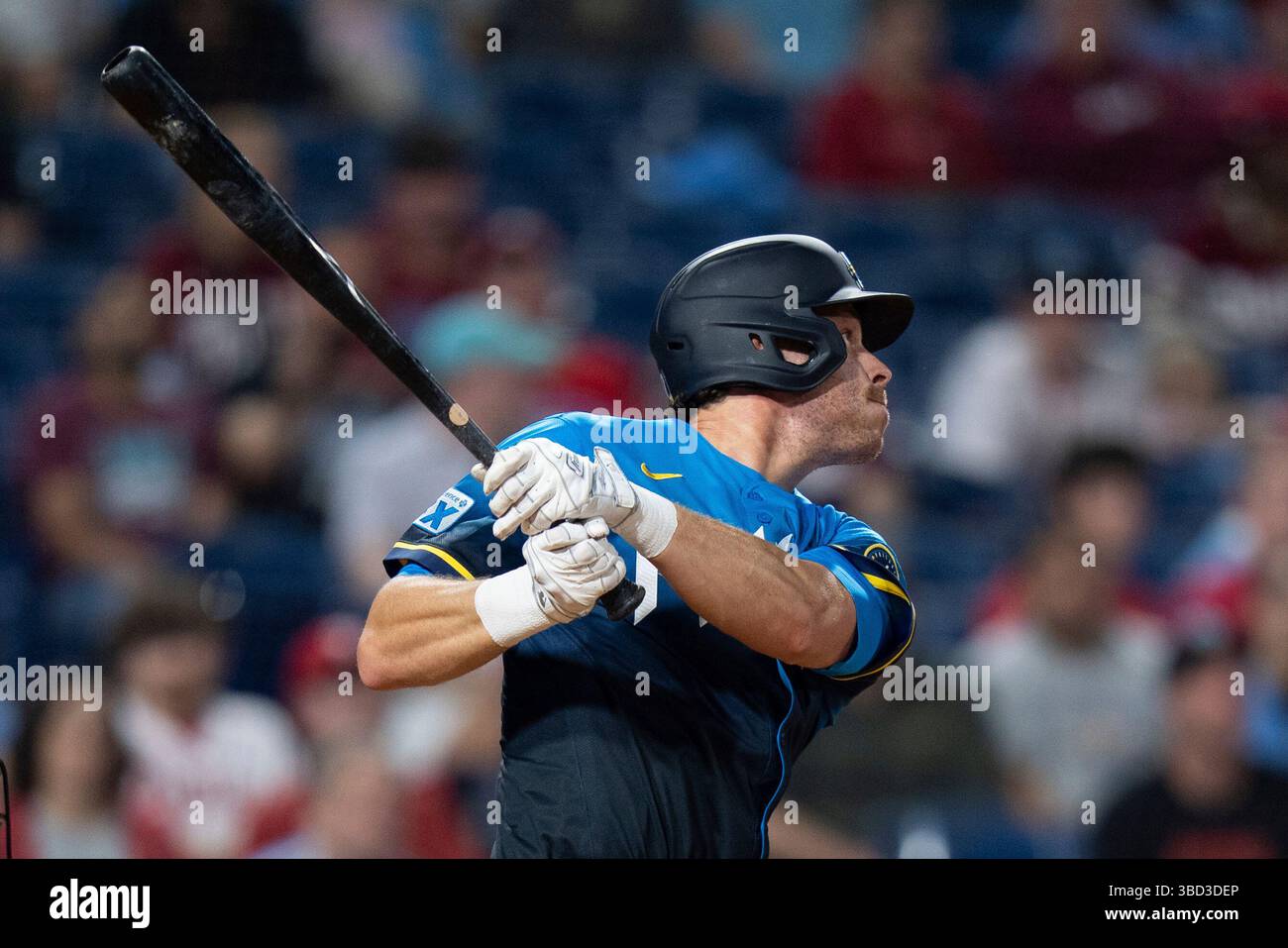 Philadelphia Phillies' Max Kepler in action during a baseball game ...