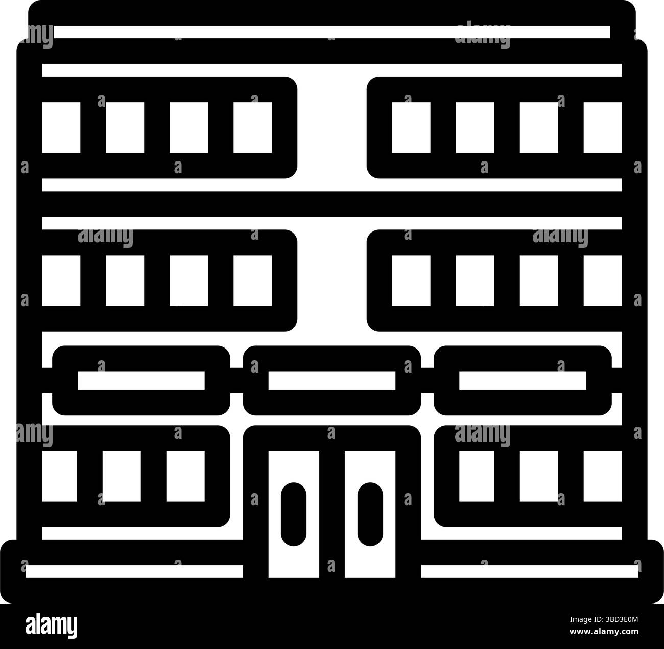 department store shop line icon vector illustration Stock Vector Image ...