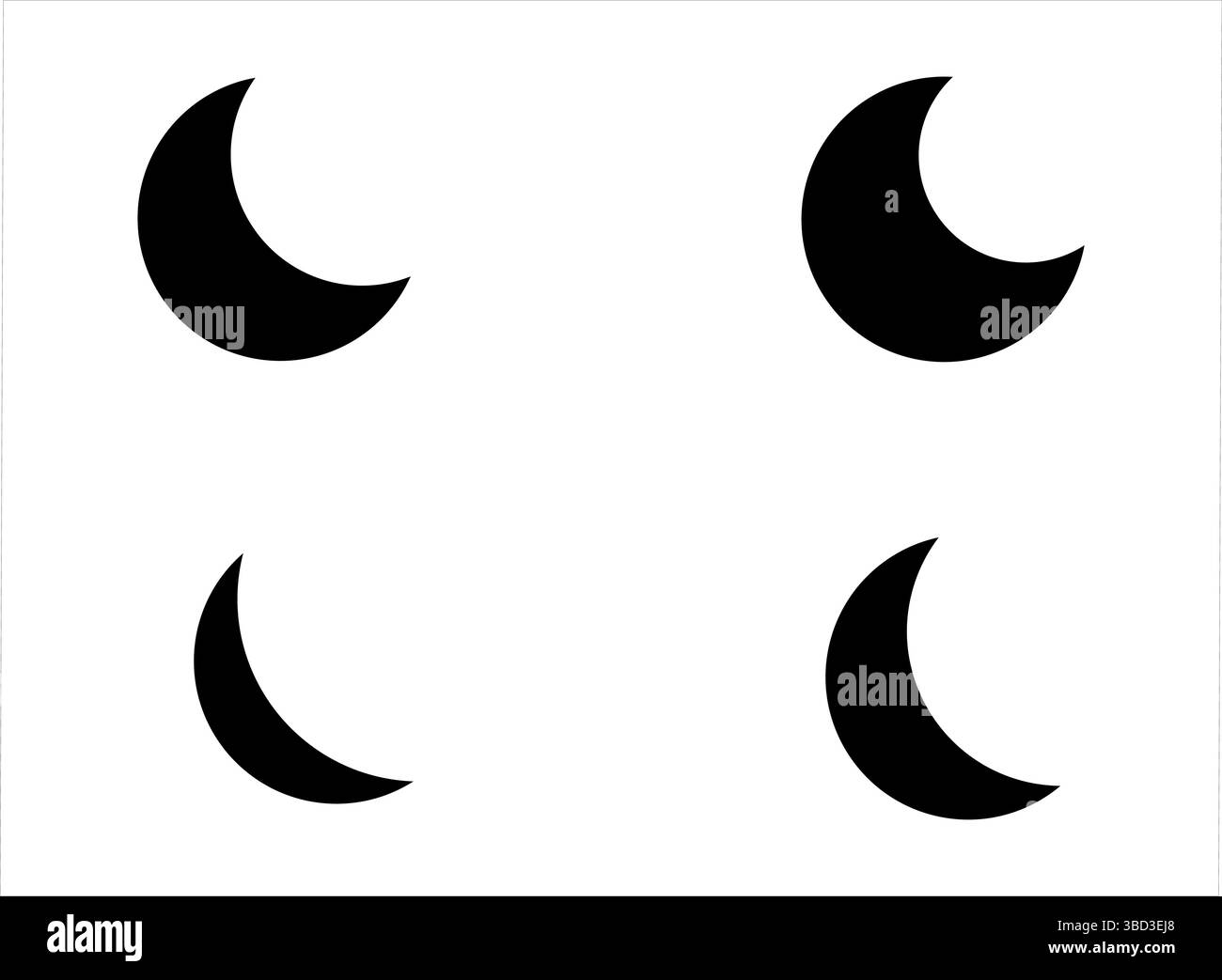 All Moon vector design set Stock Vector Image & Art - Alamy