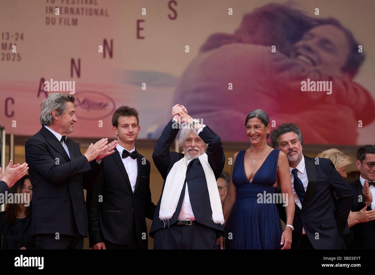 Louis-Do de Lencquesaing, from left, Timi-Joy Marbot, Pierre Richard ...