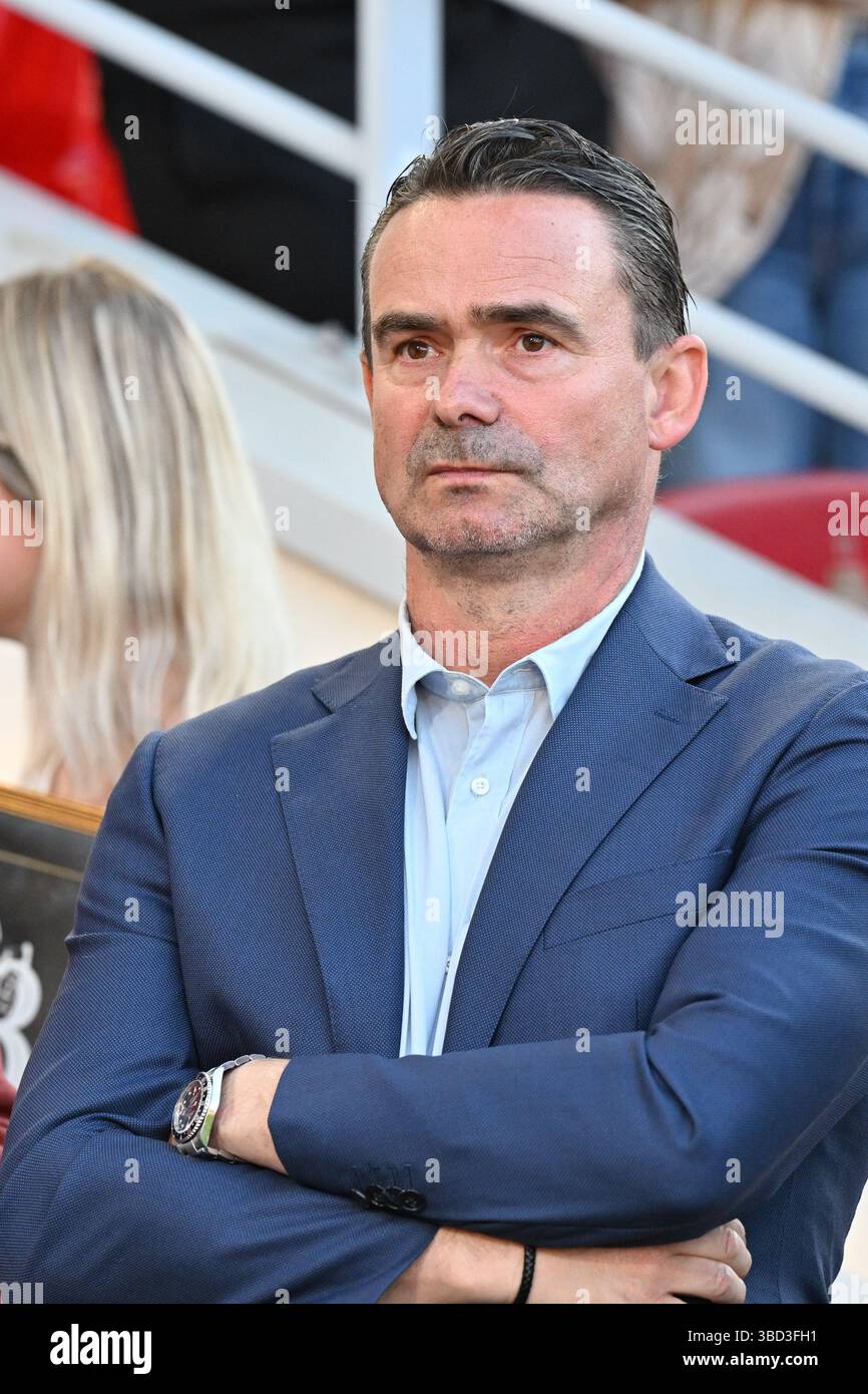 Antwerp's director of football Marc Overmars pictured during the ...