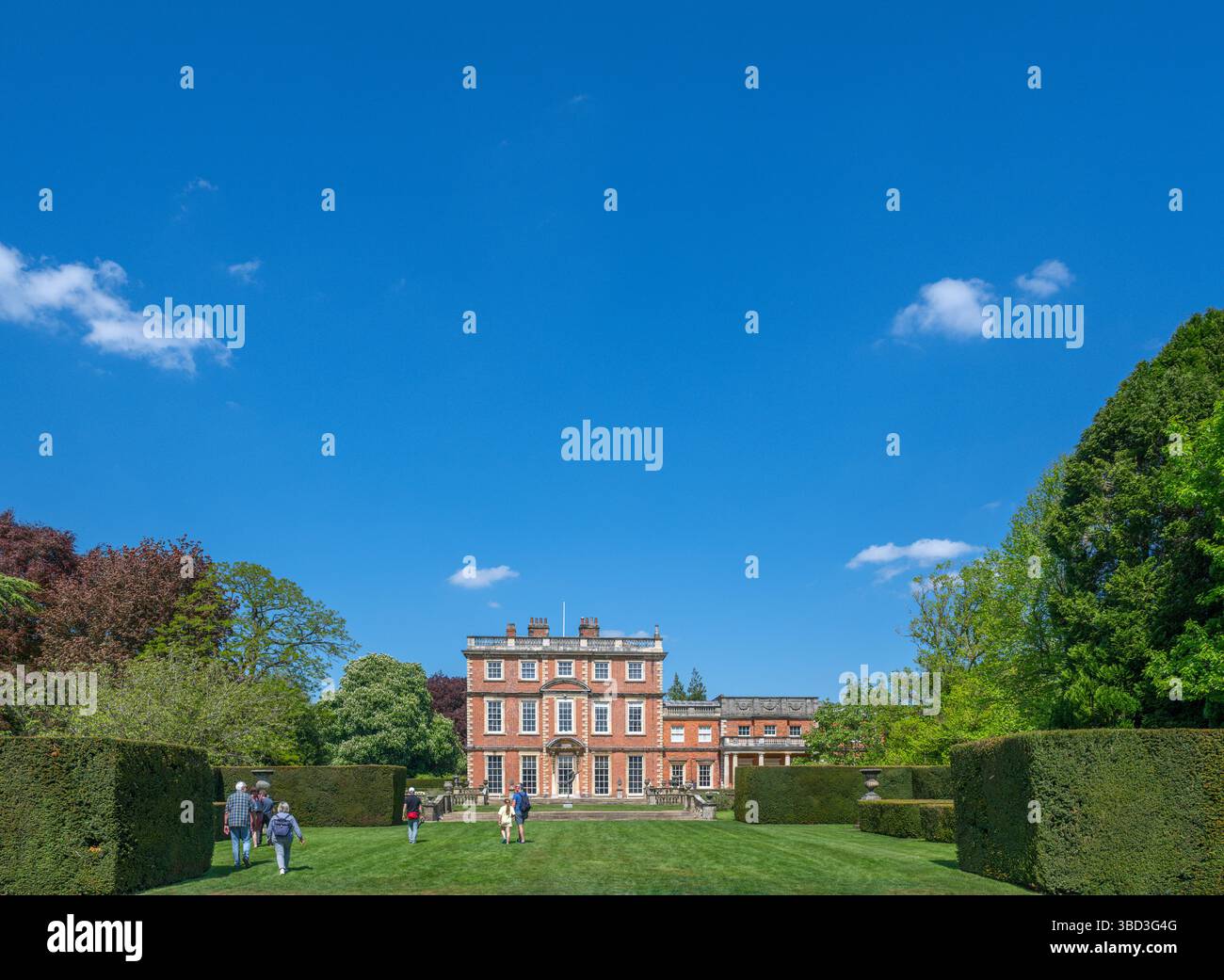 Rear of Newby Hall, a country house in Skelton-on-Ure, North Yorkshire ...