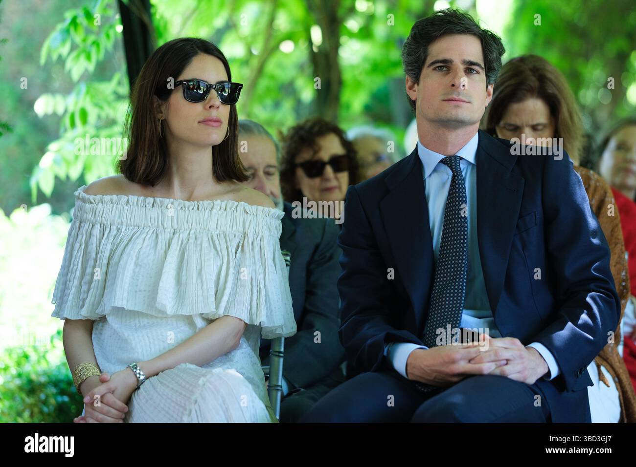 Madrid, Spain. 22nd May, 2025. Sofía Palazuelo and Fernando Fitz attend ...